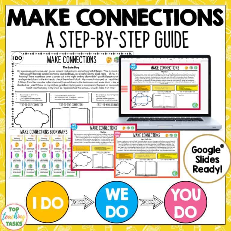 Make Connections Passages, Activities, Posters and Bookmarks - Top ...