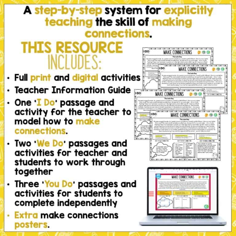 Make Connections Passages, Activities, Posters and Bookmarks - Top ...