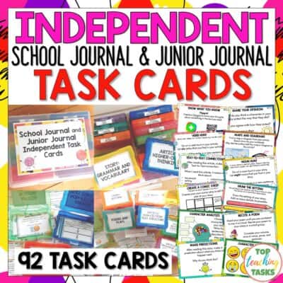 NZ School Journal and Junior Journal Independent Task Cards - Top ...