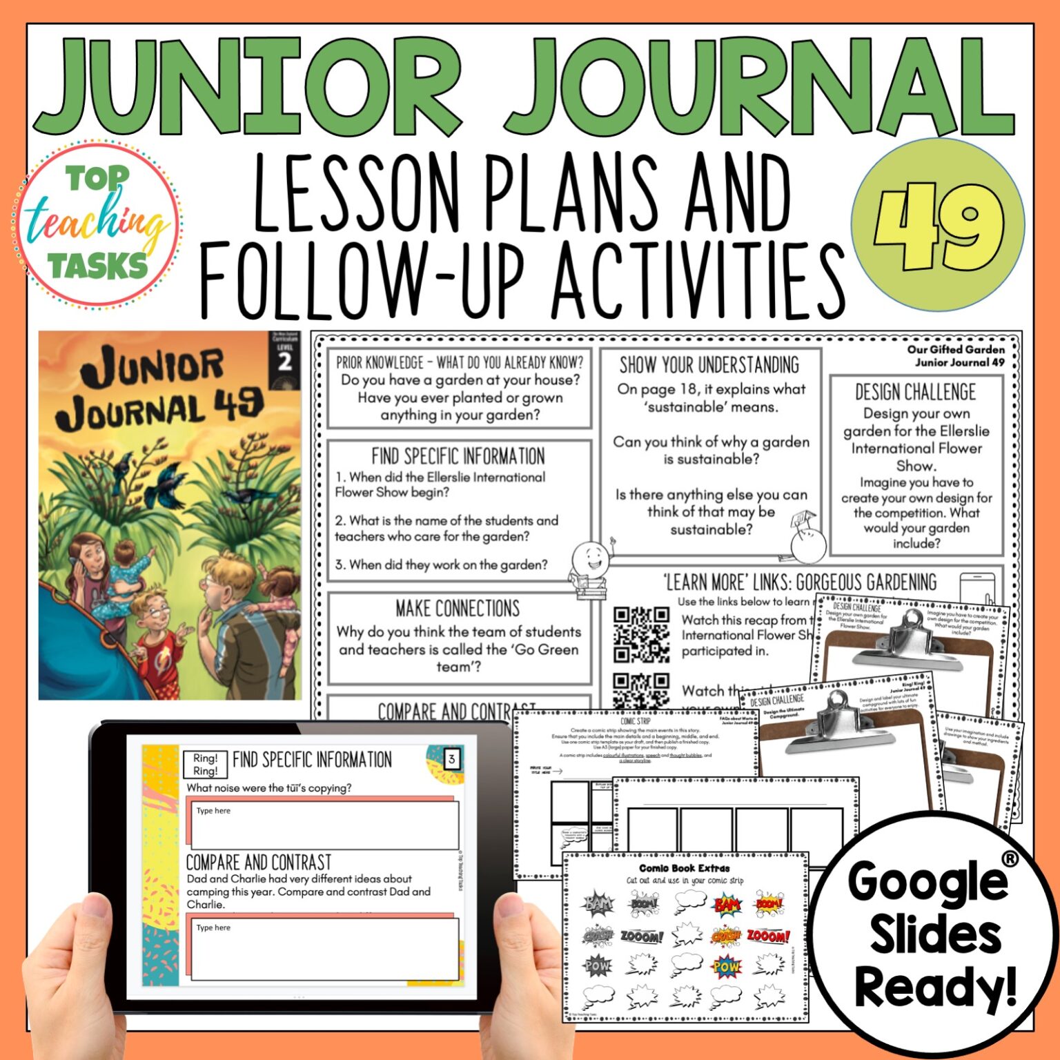 NZ Junior Journal 49 Activities and Lesson Plans | Print and Digital ...