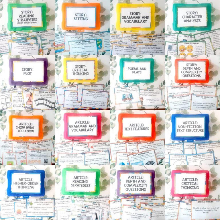 NZ School Journal and Junior Journal Independent Task Cards - Top ...