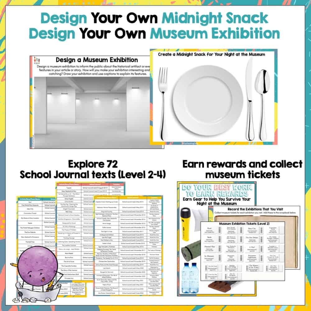 NZ School Journal Task Cards: A Night at the Museum - New Zealand ...