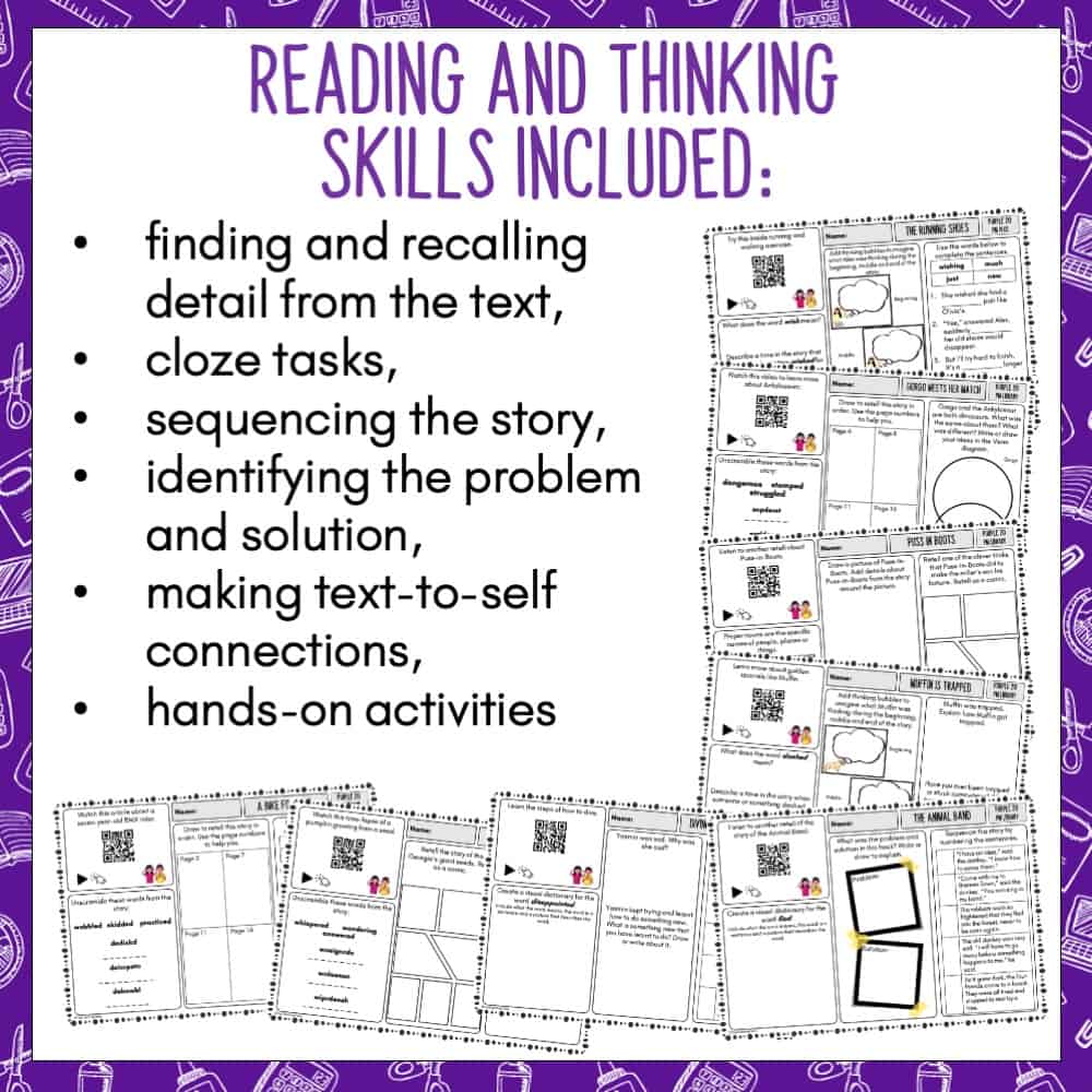 Purple Level 20 PM Readers Follow Up Activities - Top Teaching Tasks