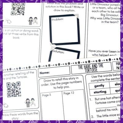 Purple Level 19 PM Readers Follow Up Activities - Top Teaching Tasks