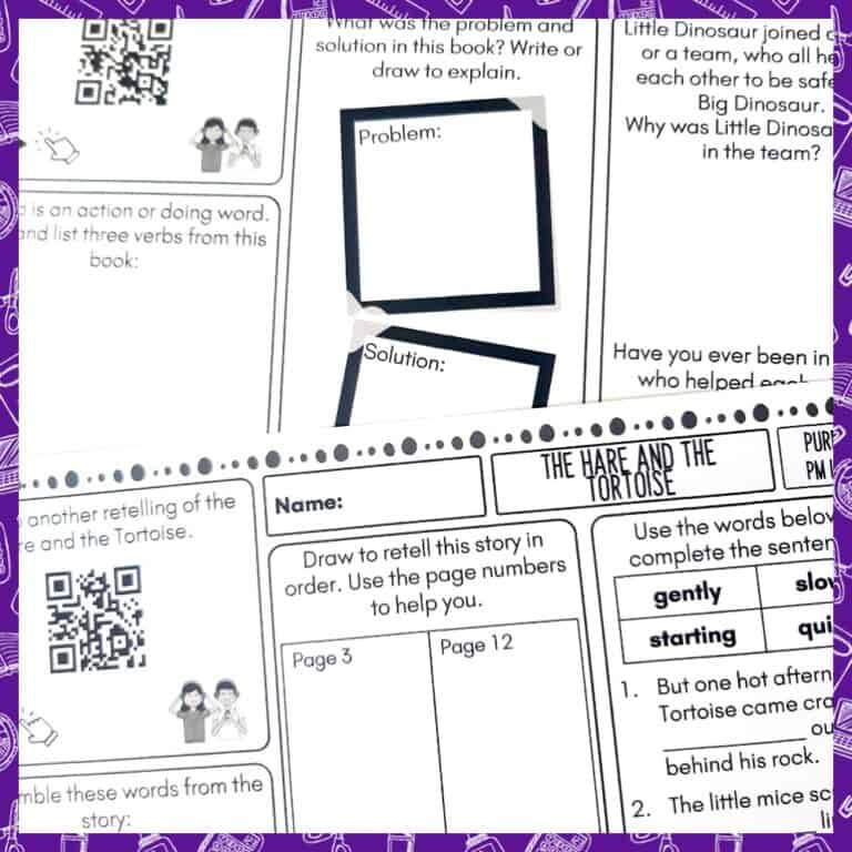 Purple Level 19 PM Readers Follow Up Activities - Top Teaching Tasks