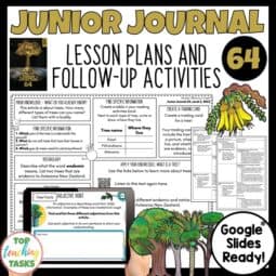 NZ Junior Journal 64 Activities and Lesson Plans - All About Trees ...