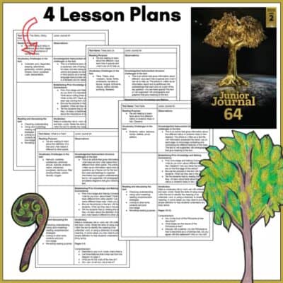 NZ Junior Journal 64 Activities and Lesson Plans - All About Trees ...