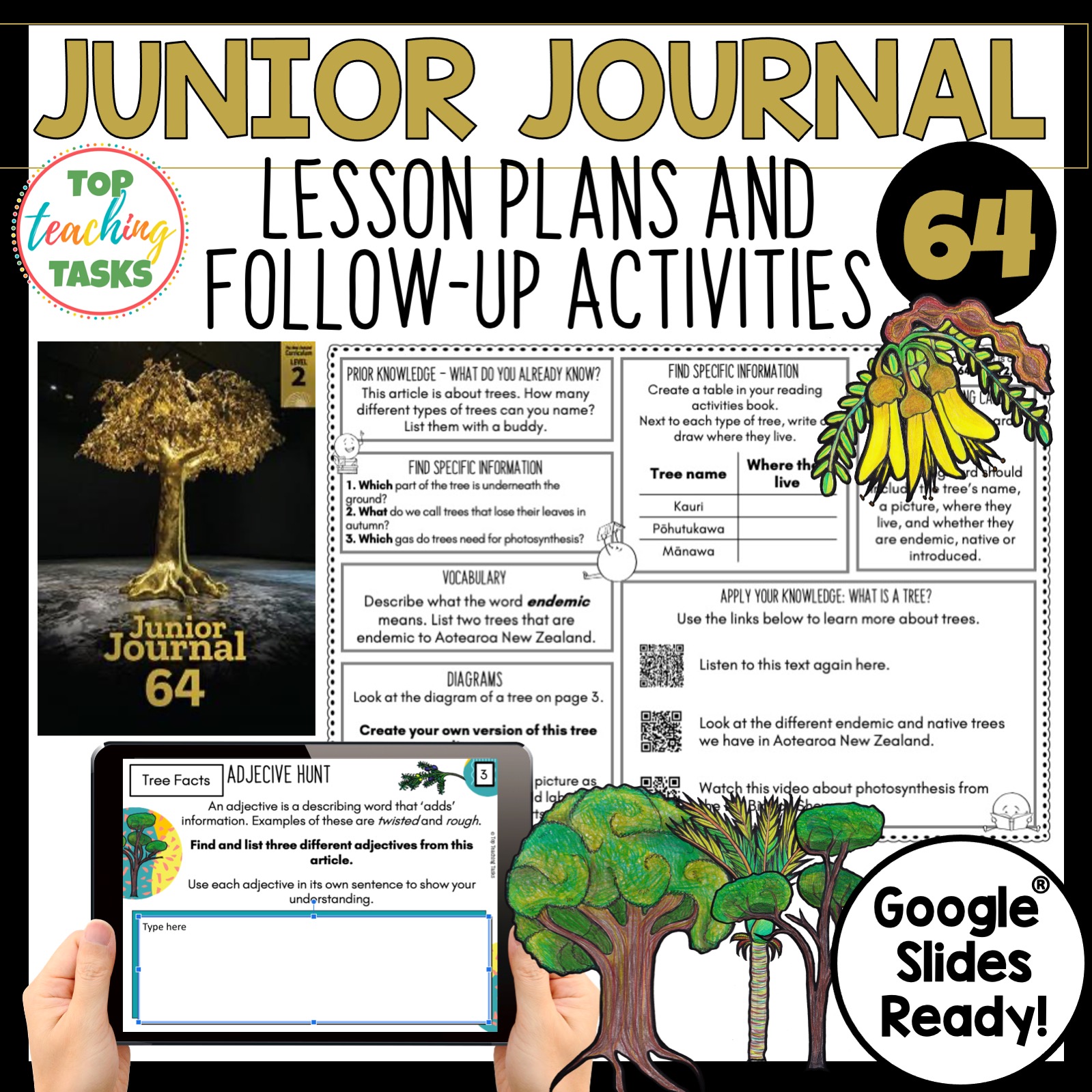 NZ Junior Journal 65 Activities and Lesson Plans - Exploring Movement ...