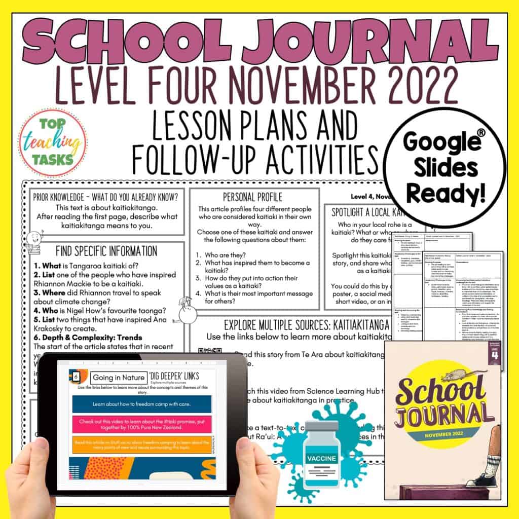 NZ School Journal 2022 BUNDLE Level 2-4 - Paper-based and Digital ...