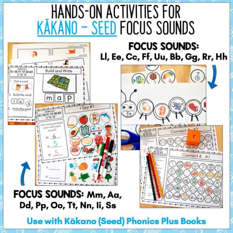 Ready to Read Phonics Plus Kākano Hands-On Activities - Volume Two ...
