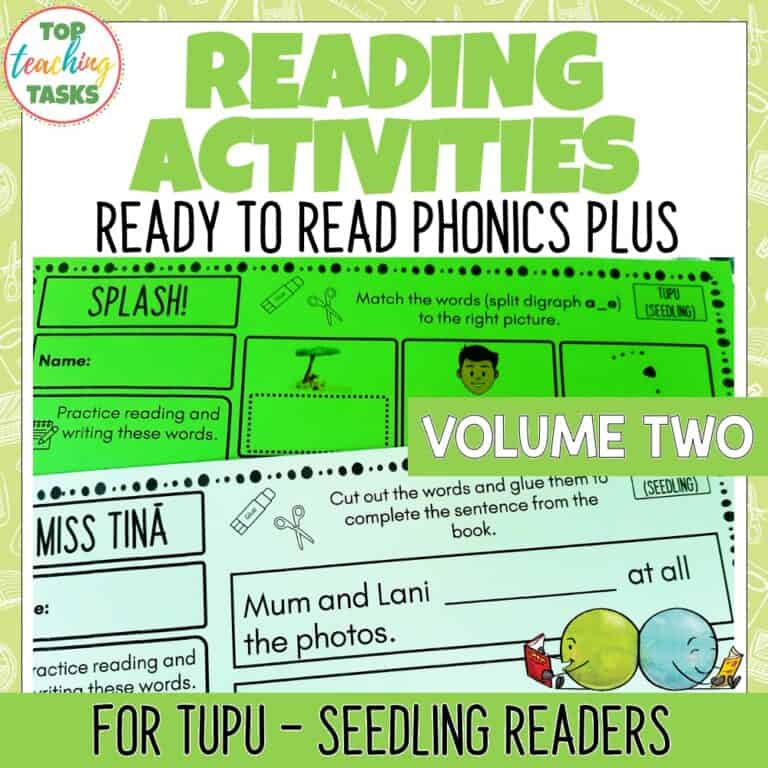 Ready to Read Phonics Plus Tupu Seedling Activities NZ Volume 2 - Top ...