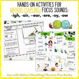 Ready to Read Phonics Plus Māhuri Hands-On Activities Volume Two - Top ...