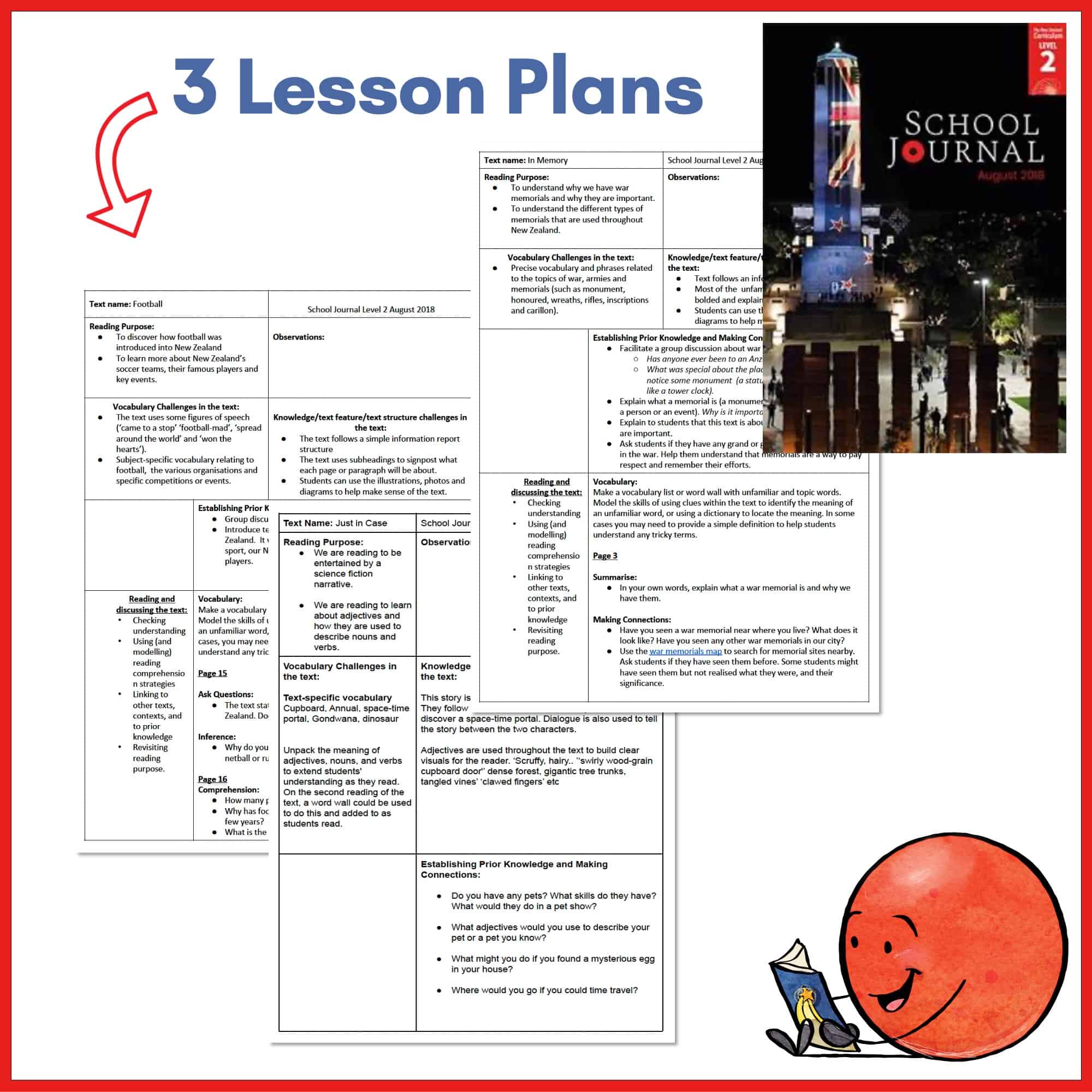 NZ School Journal Level 2 August 2018 Follow Up Activities - Top ...