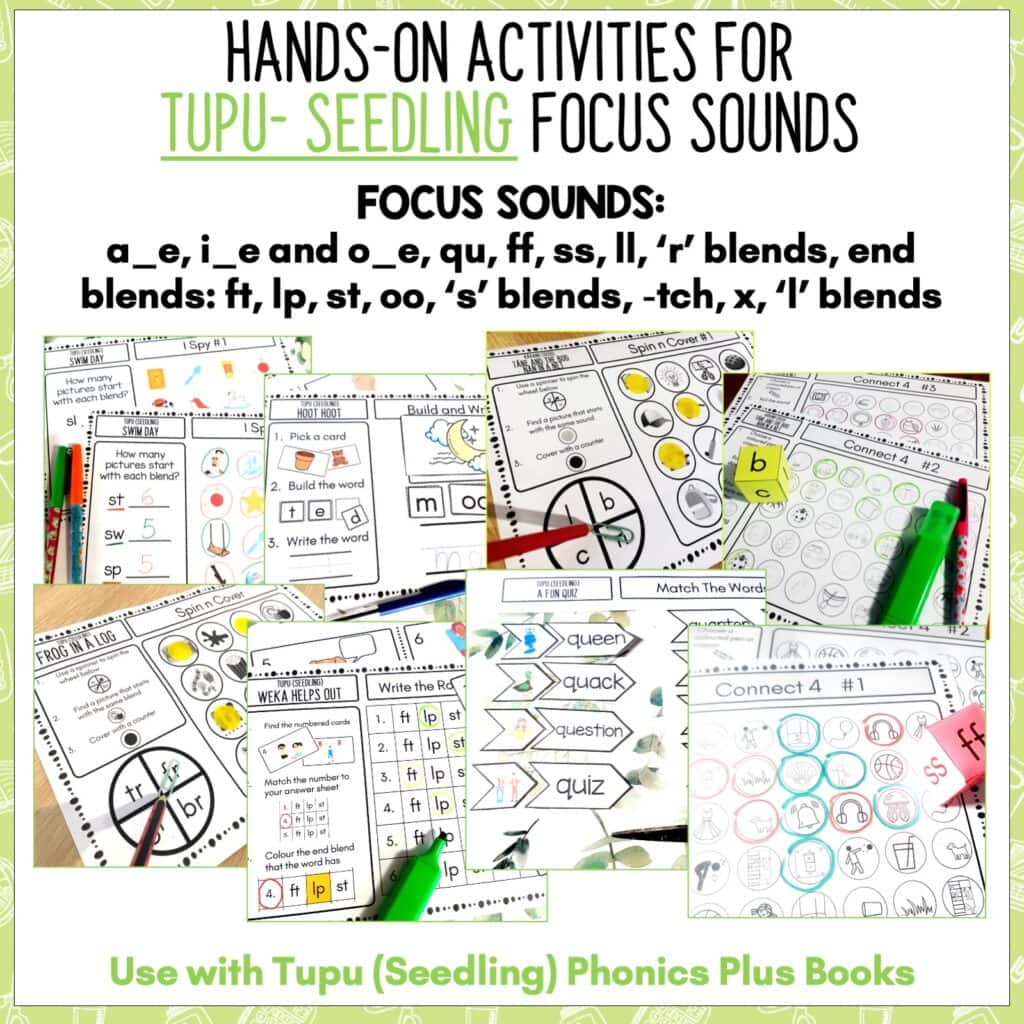 Ready to Read Phonics Plus Tupu Hands On Activities BUNDLE - Top ...