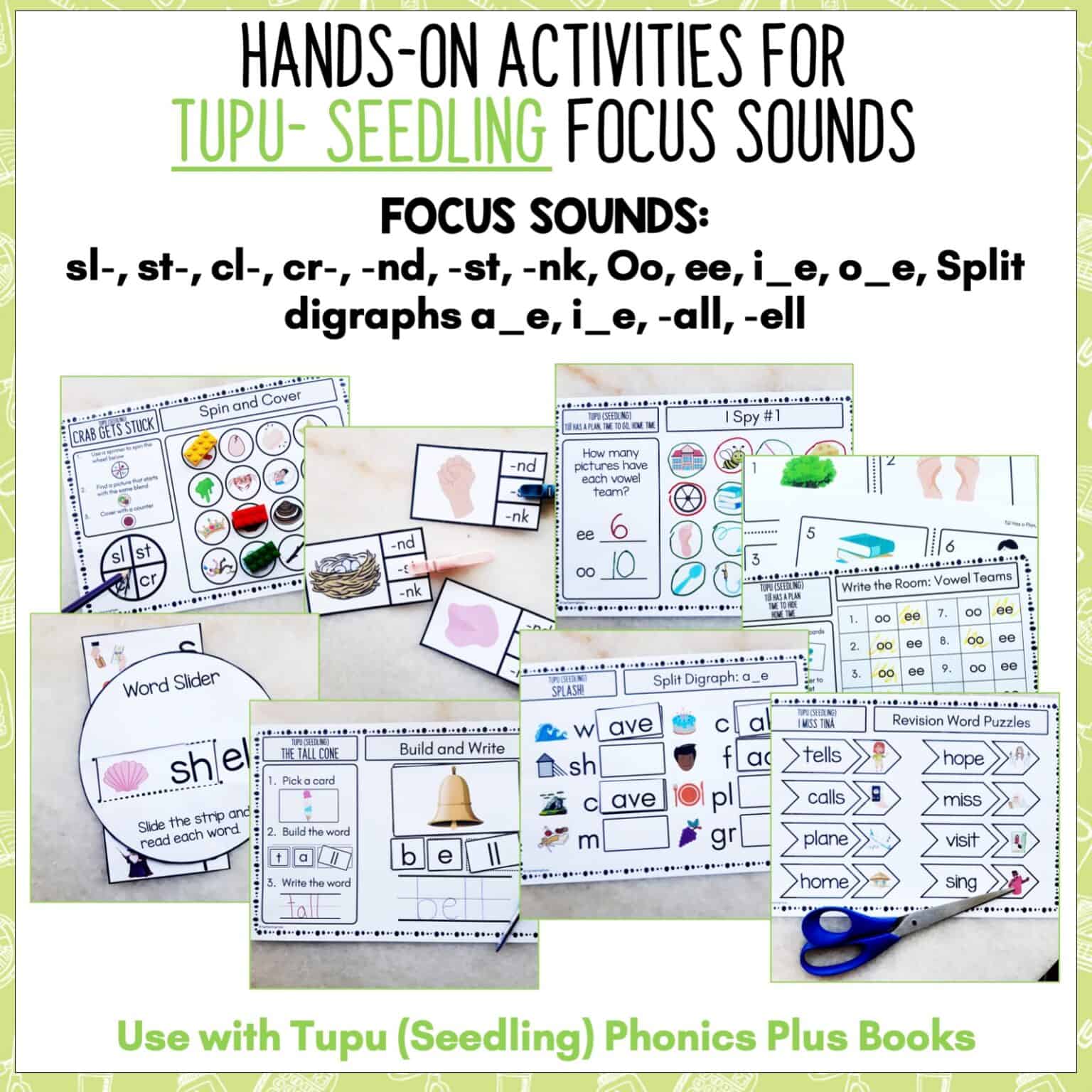 Ready to Read Phonics Plus Tupu Hands On Activities BUNDLE - Top ...