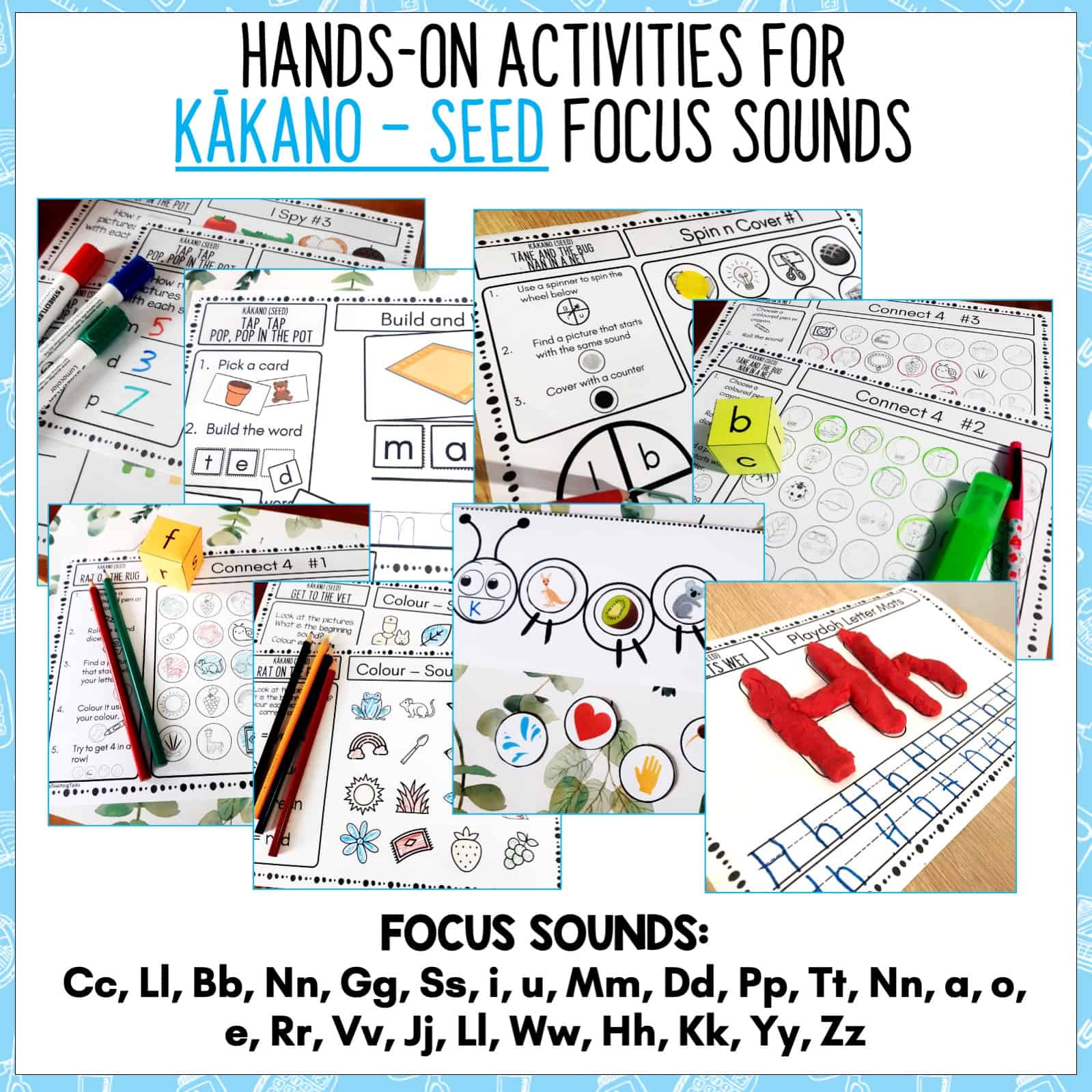 Ready to Read Phonics Plus Kākano Seed Hands On Activities BUNDLE - Top ...