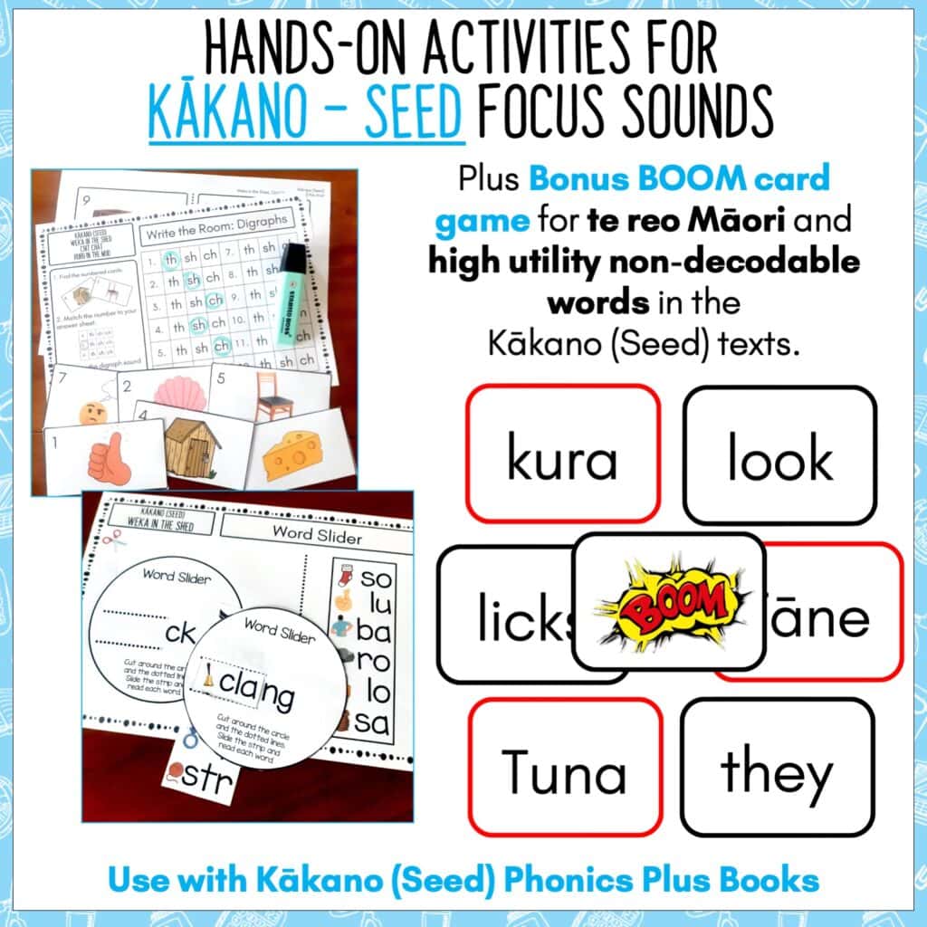 Ready to Read Phonics Plus Kākano Seed Hands On Activities BUNDLE - Top ...