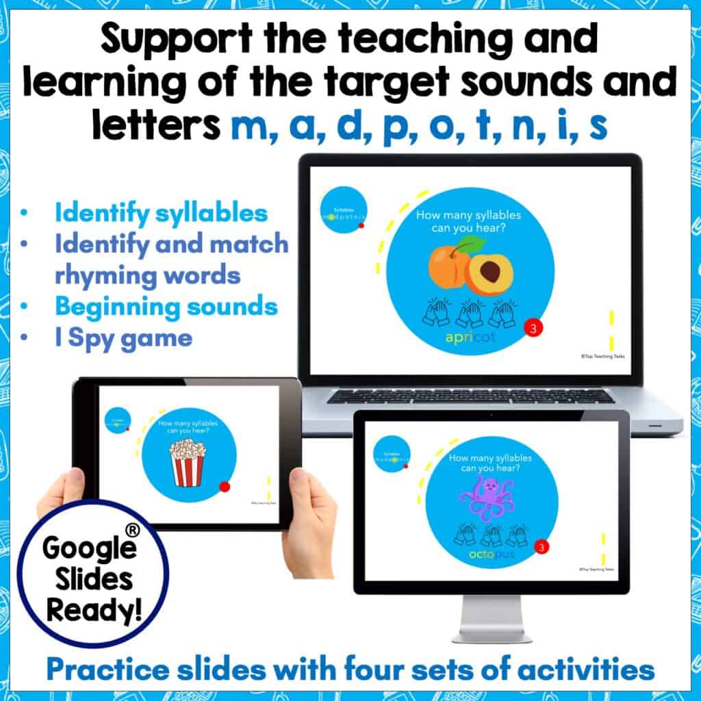 Phonics and Structured Literacy Teaching Slides Set One: 9 Focus Sounds ...