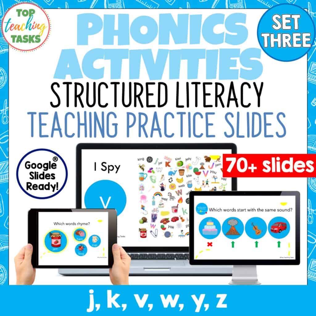 Phonics and Structured Literacy Teaching Slides Set Three: 6 Focus ...