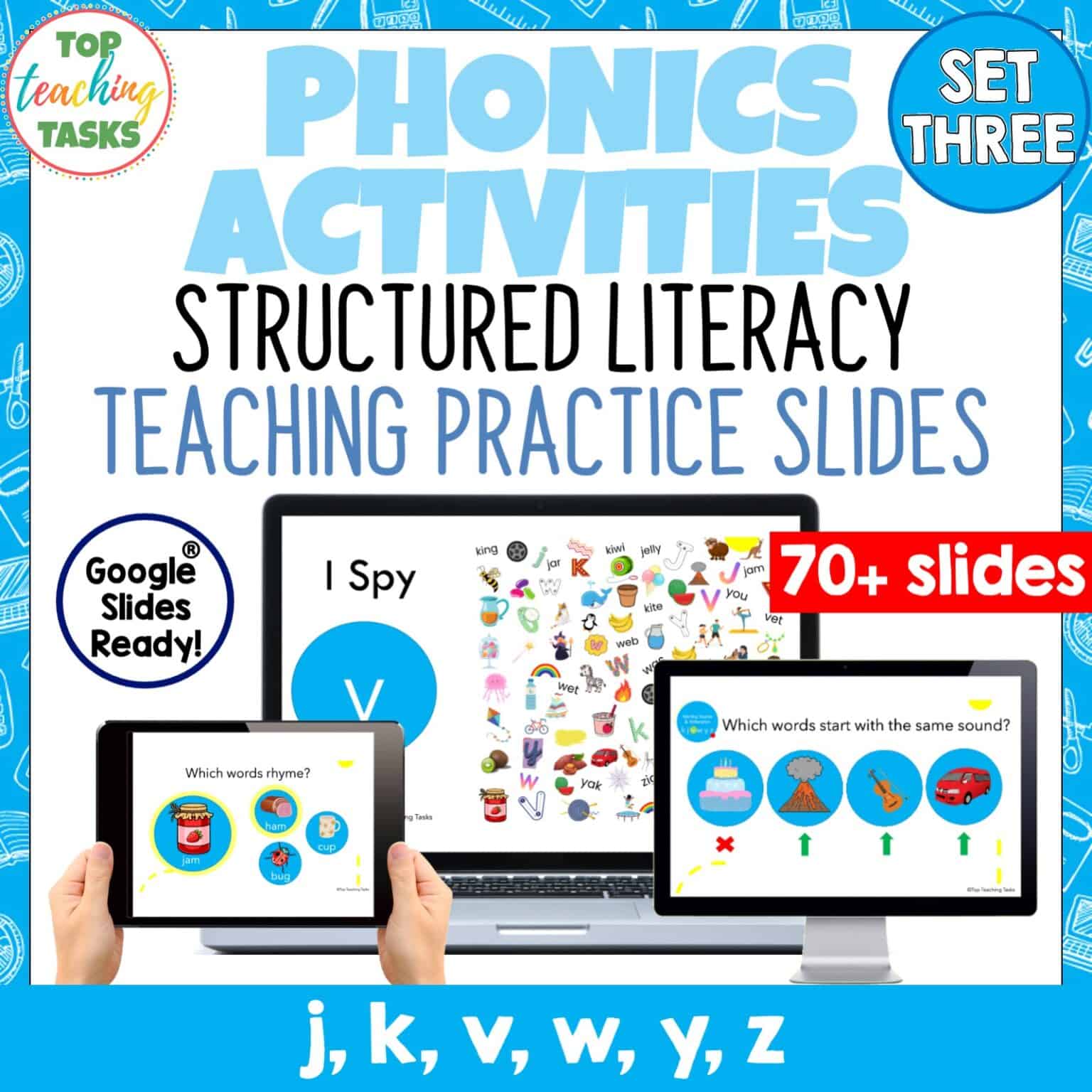 Phonics and Structured Literacy Teaching Slides Set Three: 6 Focus ...