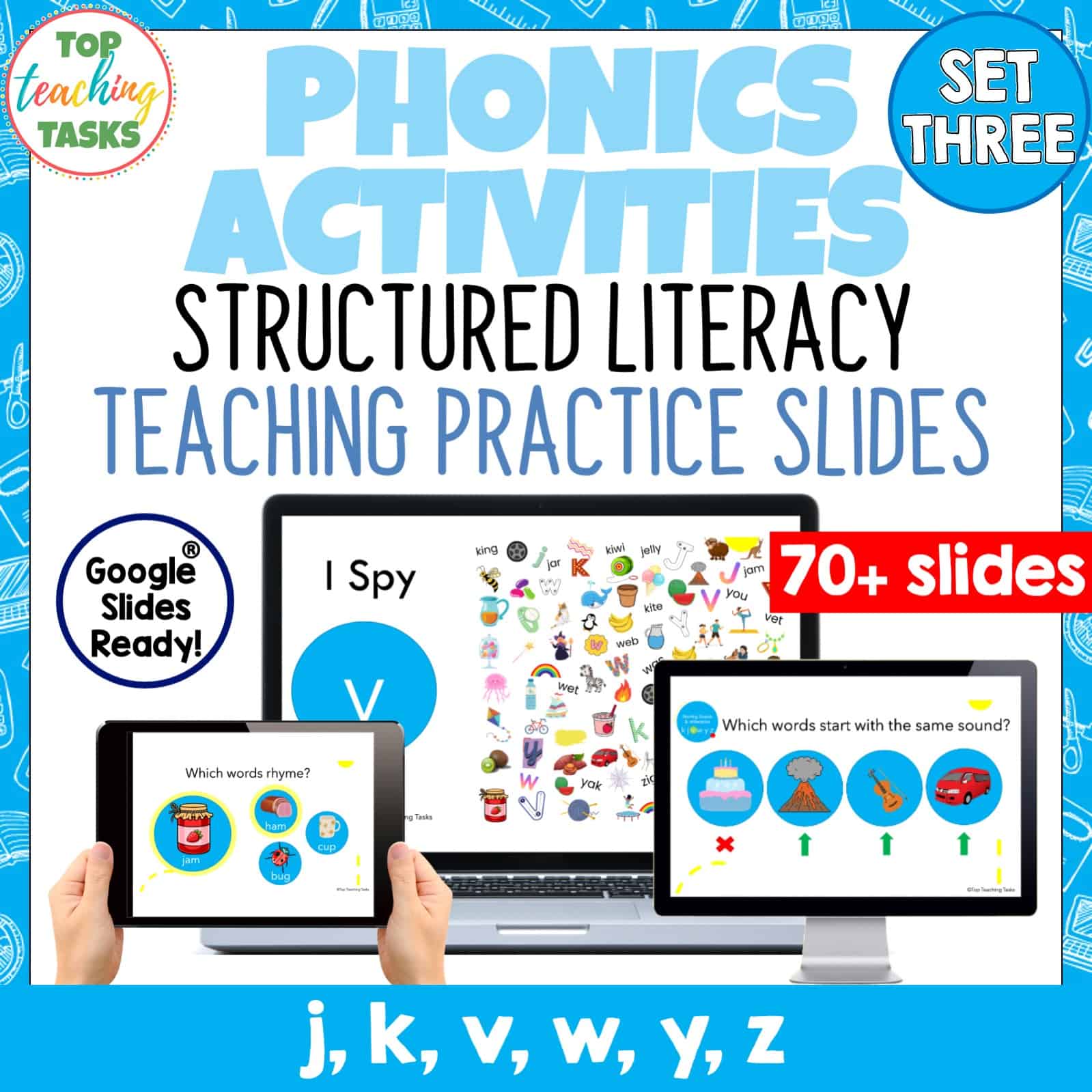 Phonics and Structured Literacy Teaching Slides Set Three: 6 Focus ...