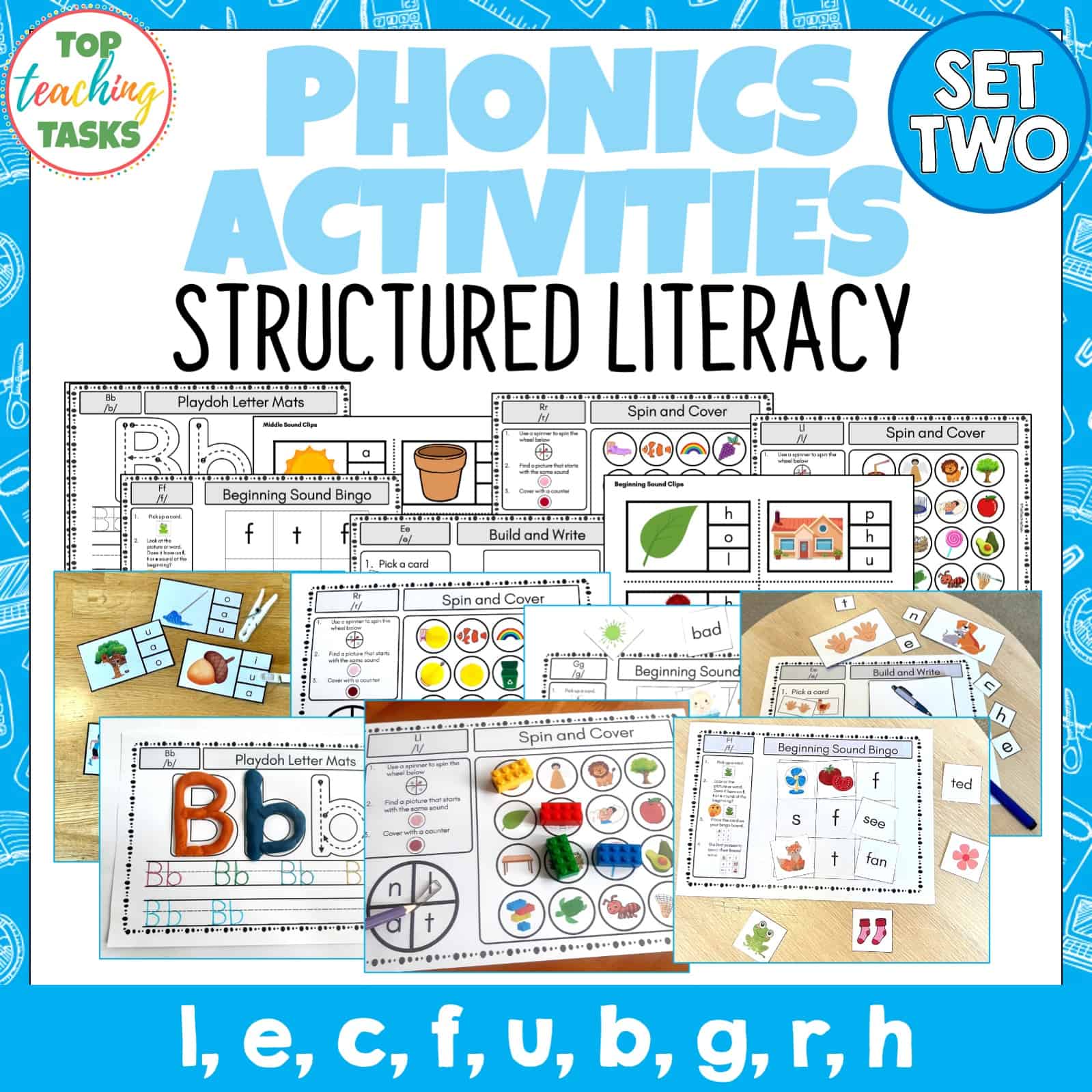 Phonics and Structured Literacy Teaching Slides Set Two: 9 Focus Sounds ...