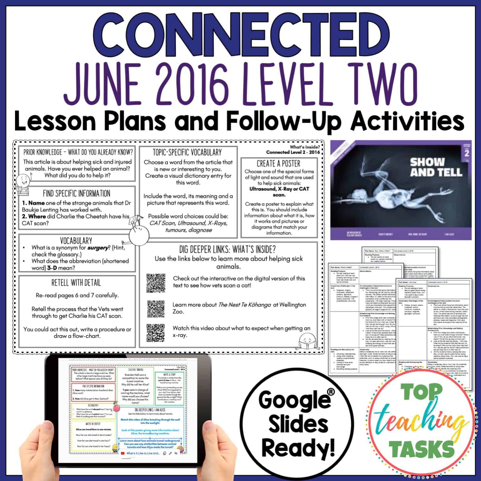 Connected 2016 Level 2 Show and Tell | NZ School Journal Activities ...