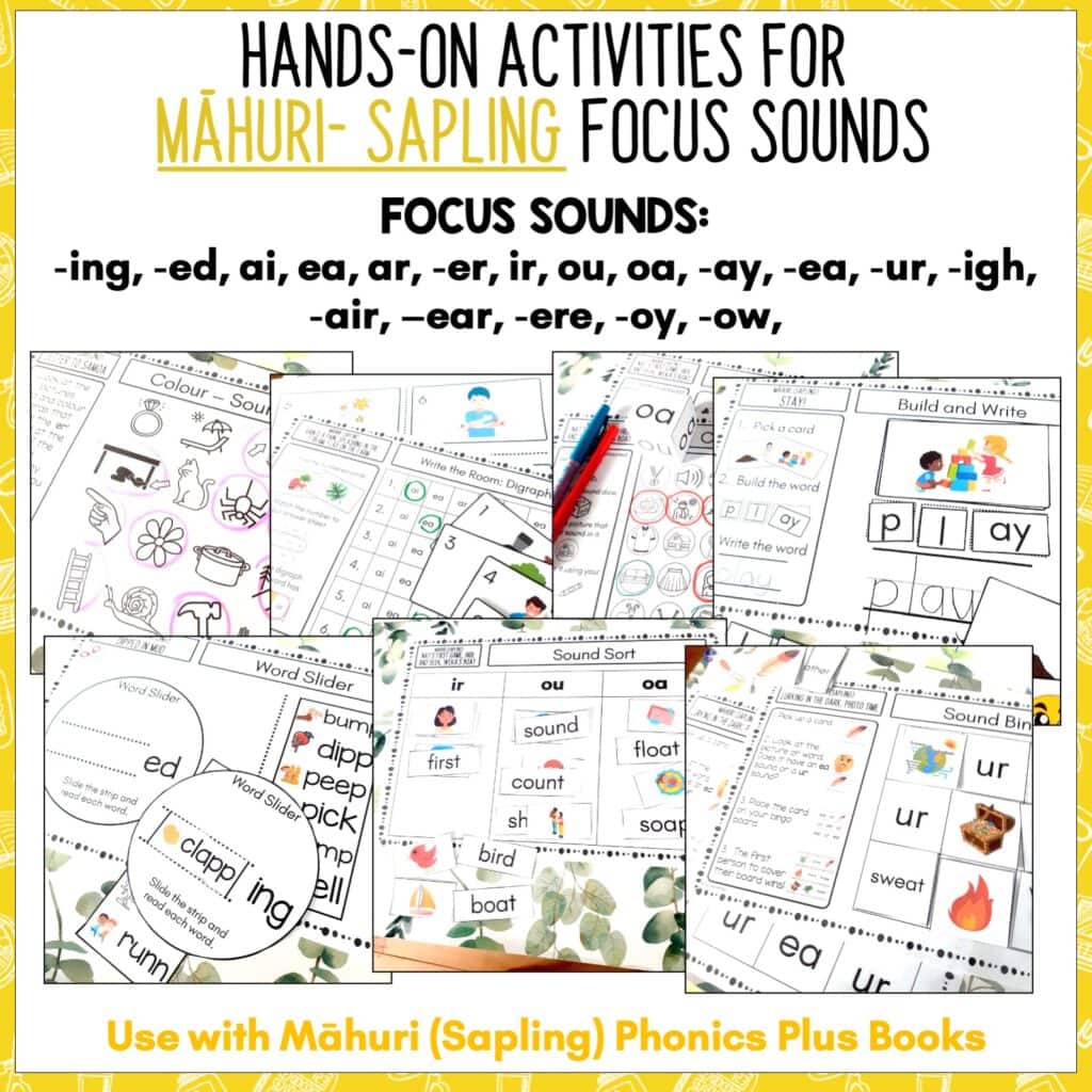 Ready to Read Phonics Plus Māhuri Hands On Activities BUNDLE - Top ...