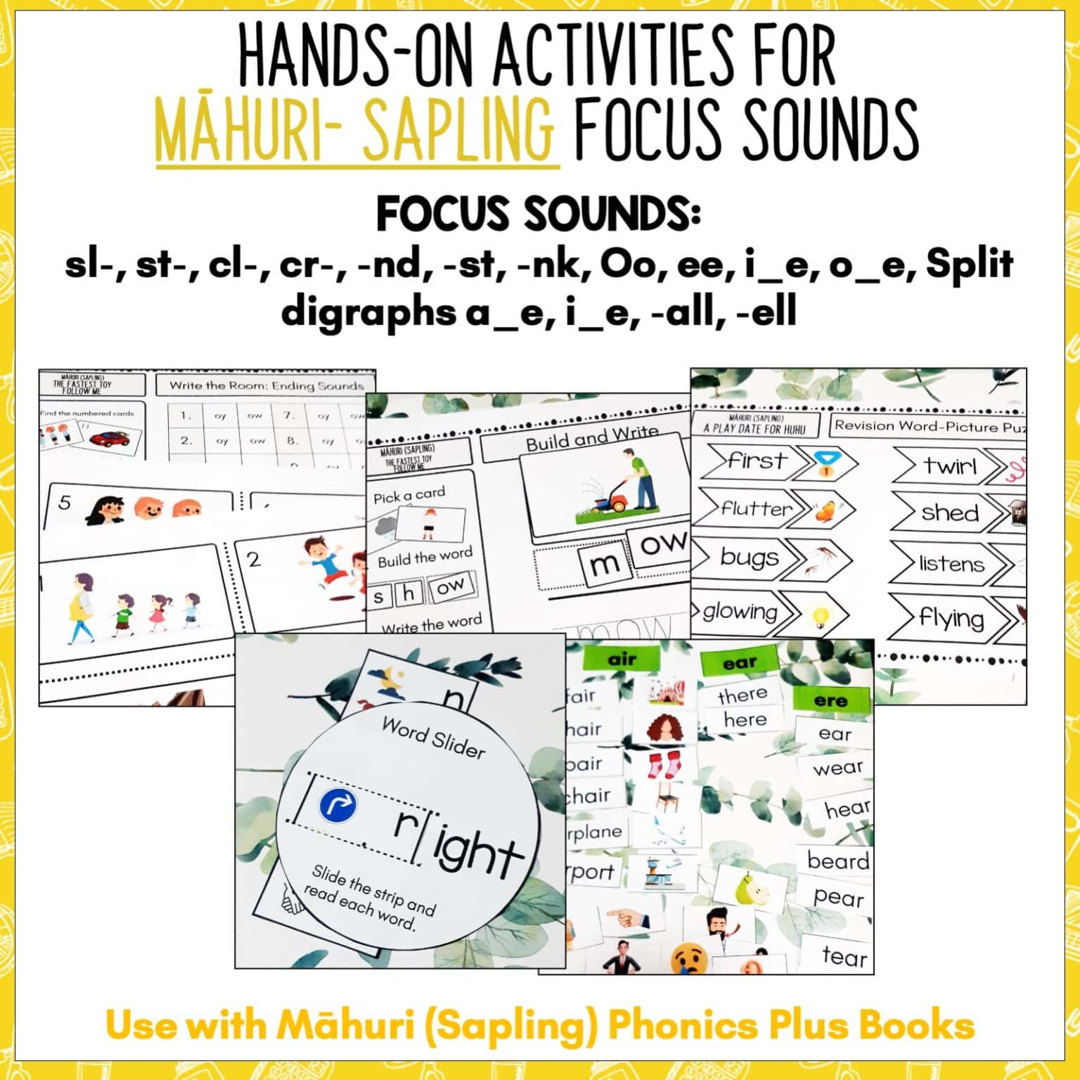 Ready to Read Phonics Plus Māhuri Hands On Activities BUNDLE - Top ...