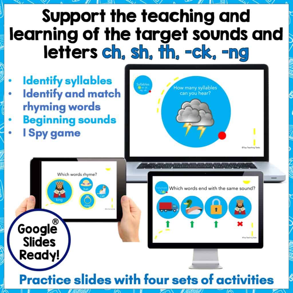 Phonics and Structured Literacy Teaching Slides: Consonant Digraphs ...