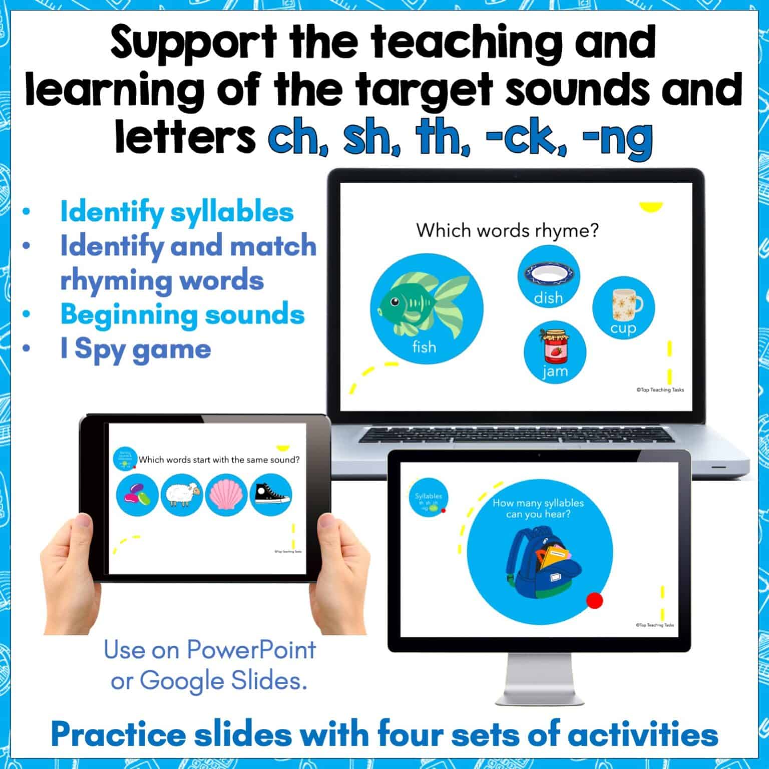 Phonics and Structured Literacy Teaching Slides: Consonant Digraphs ...