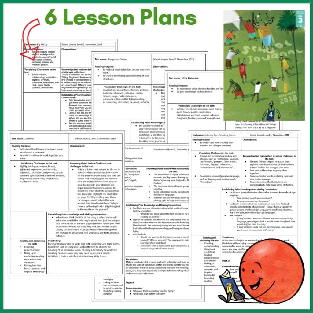 NZ School Journal Level 3 November 2018 Follow Up Activities - Top ...