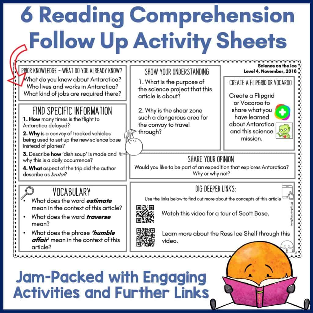 NZ School Journal Level 4 November 2018 Follow Up Activities - Top ...