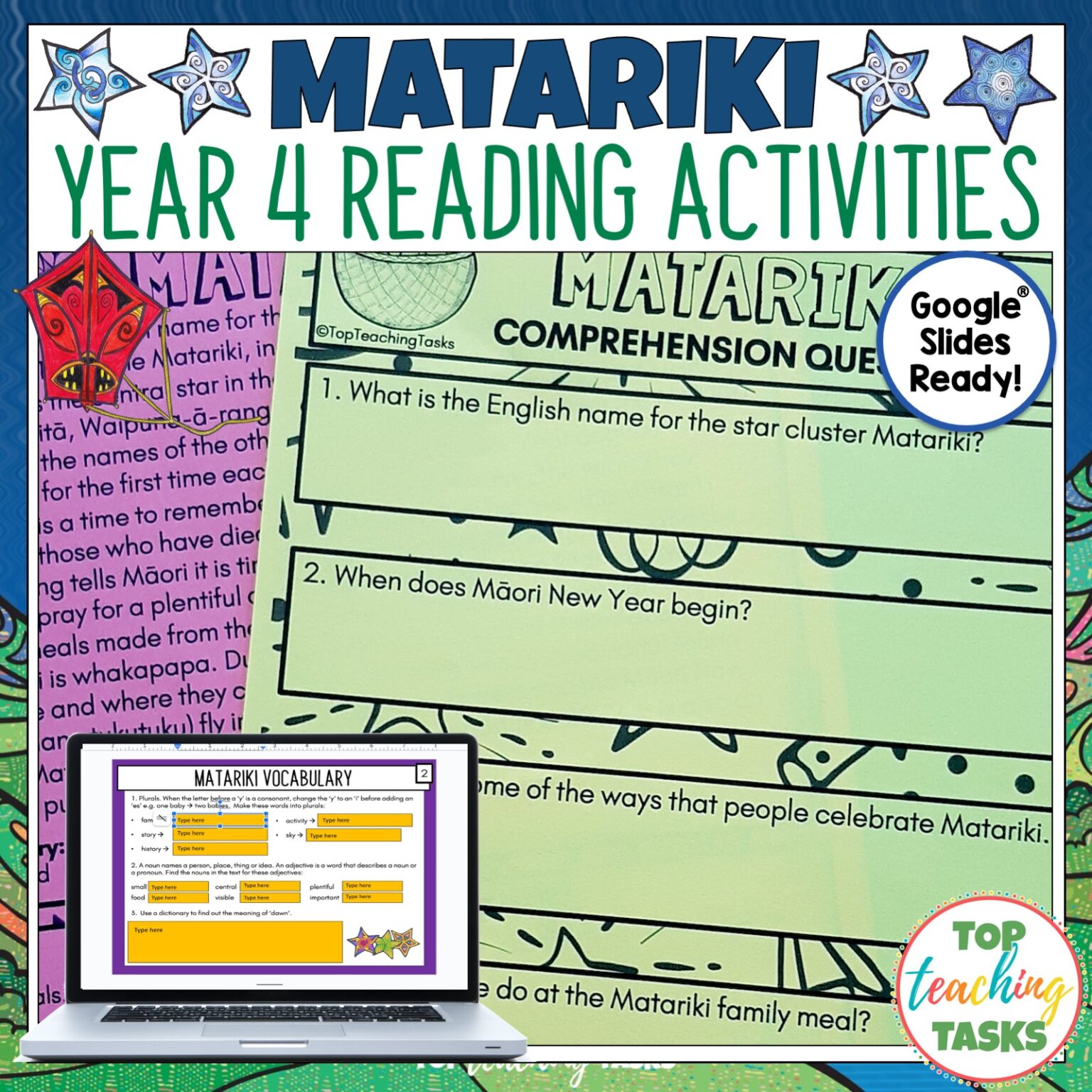 Matariki Reading Comprehension and Literacy Activities Year 4 - Top ...