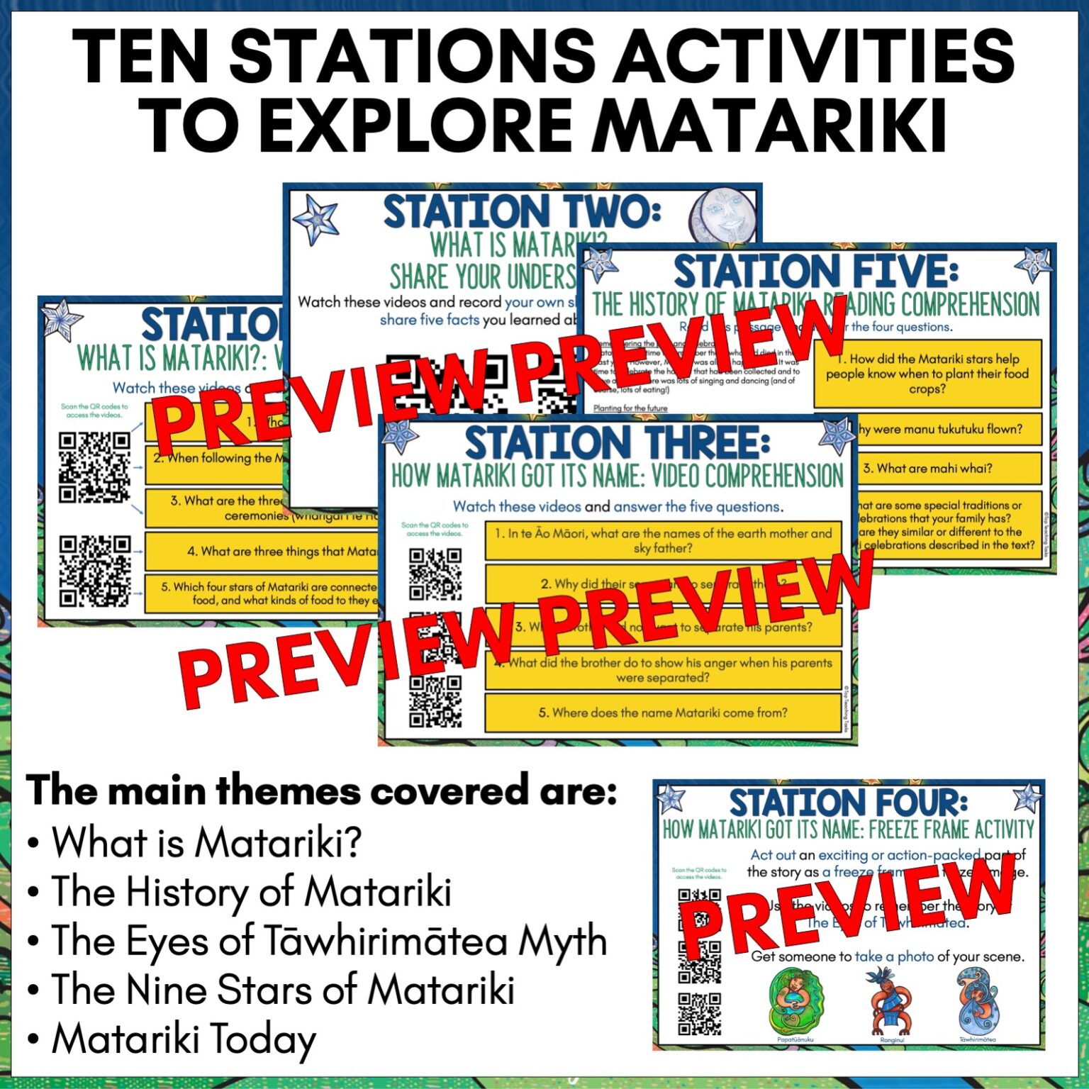 Matariki Stations Activities - Matariki Collaborative Activities - Top ...