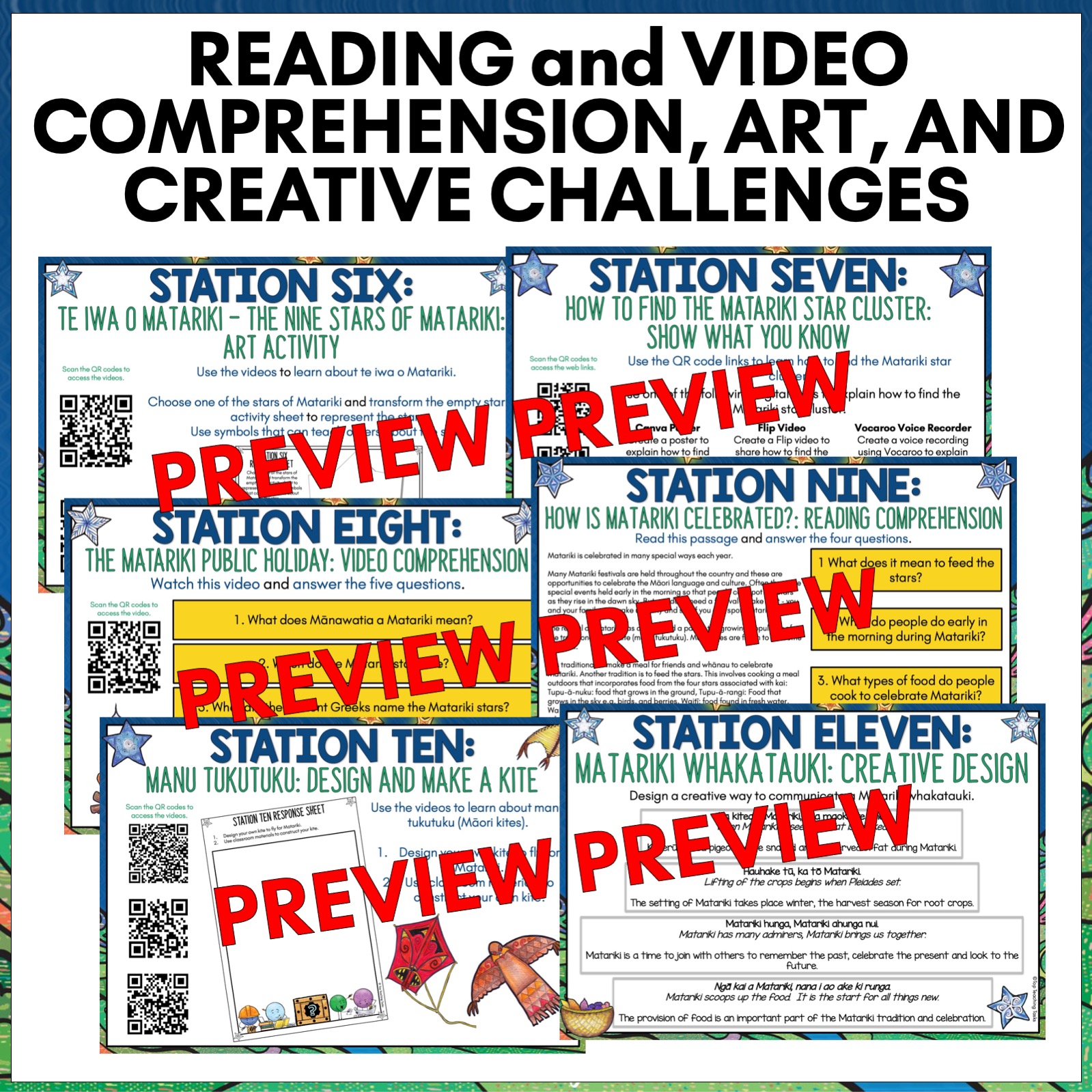 Matariki Stations Activities - Matariki Collaborative Activities - Top ...