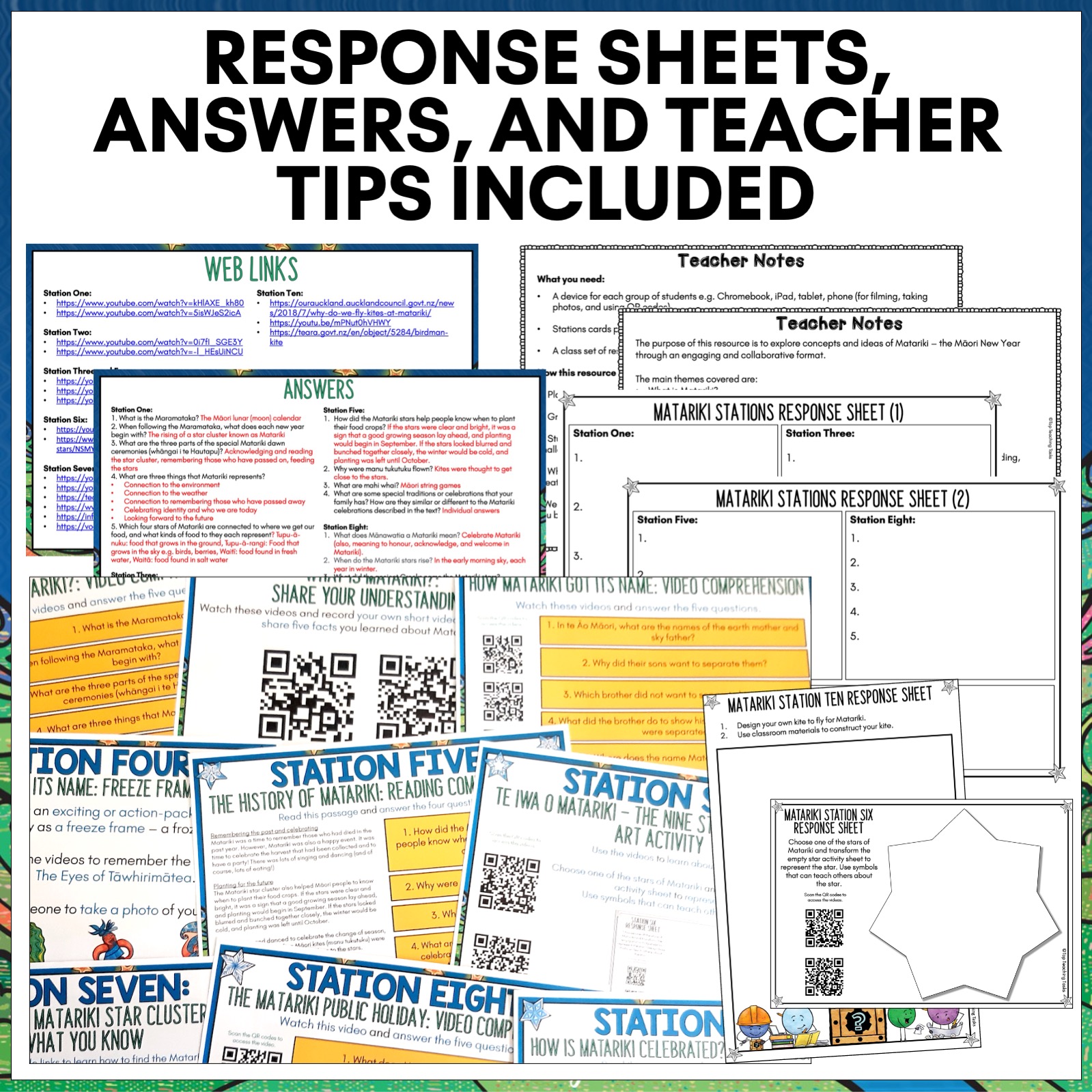 Matariki Stations Activities - Matariki Collaborative Activities - Top ...