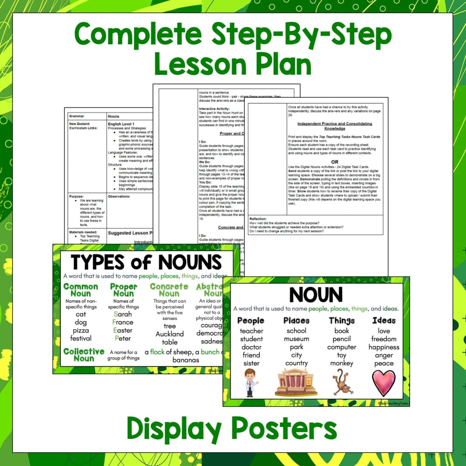 Nouns and Proper Nouns Teaching Pack | Grammar Print and Digital ...