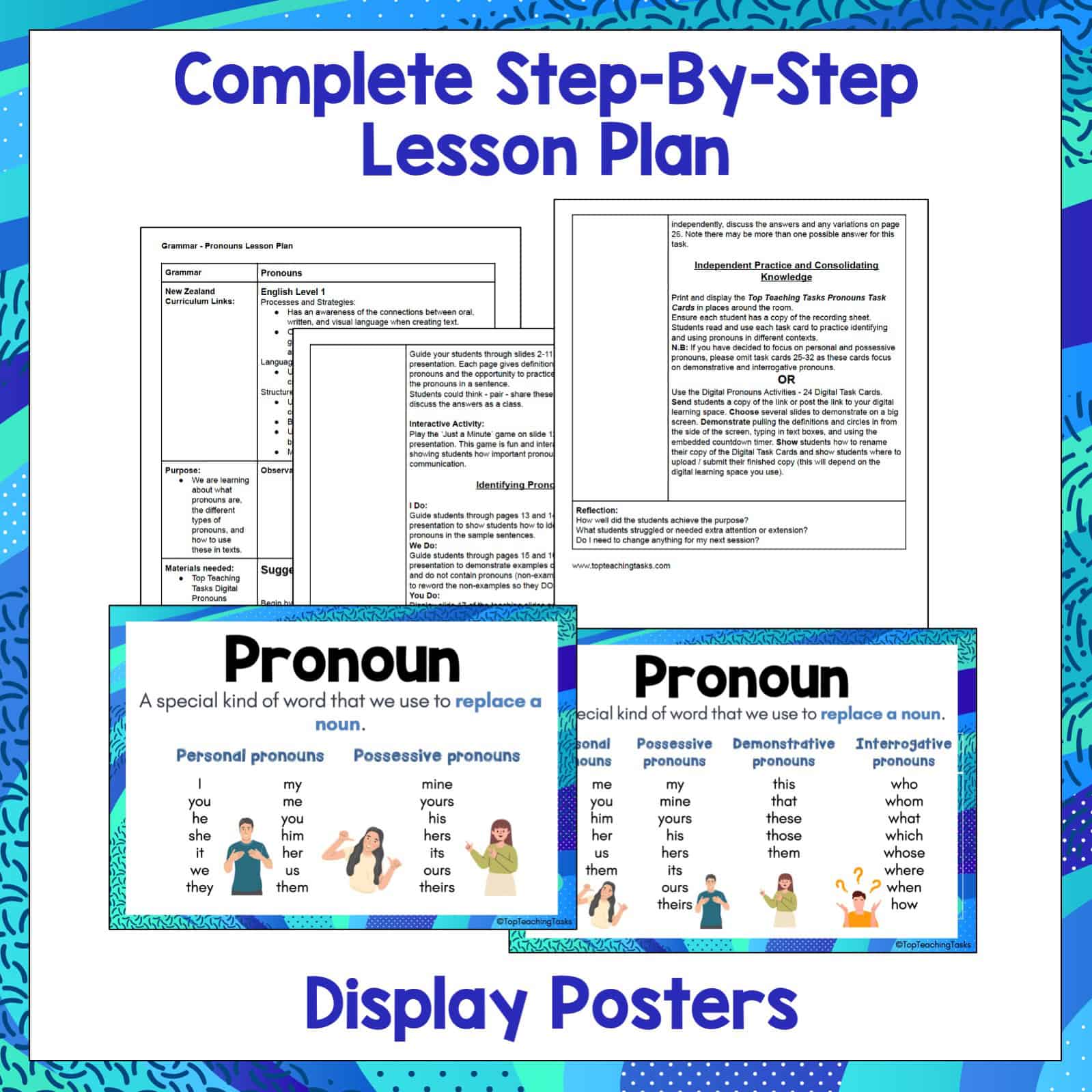 Pronouns Teaching Pack | Grammar Print and Digital Activities - Top ...