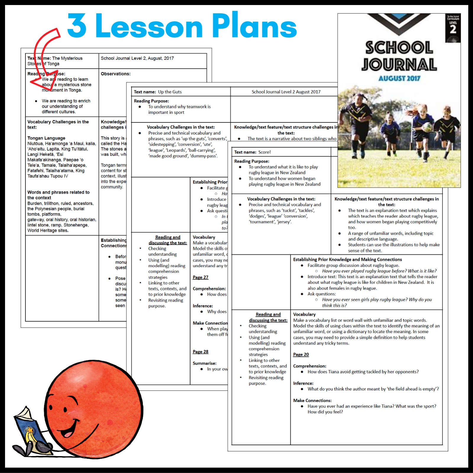 NZ School Journal Level 2 August 2017 Follow Up Activities - Top ...