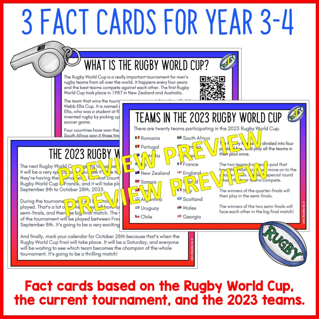 Rugby World Cup 2023 Scavenger Hunt Puzzle Poster - Year 3-4 - Top ...