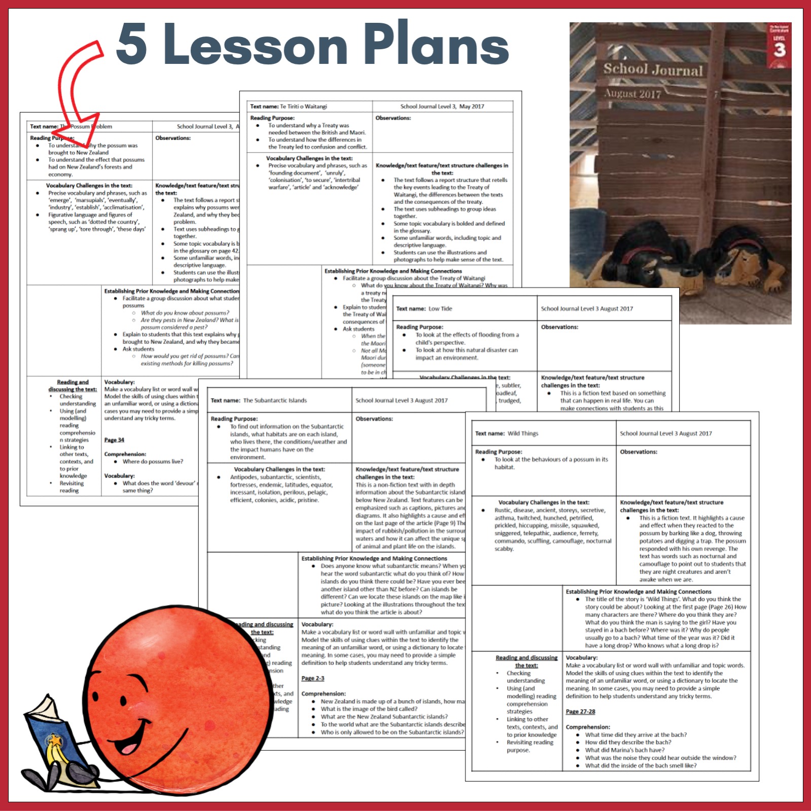 NZ School Journal Level 3 August 2017 Follow Up Activities - Top ...