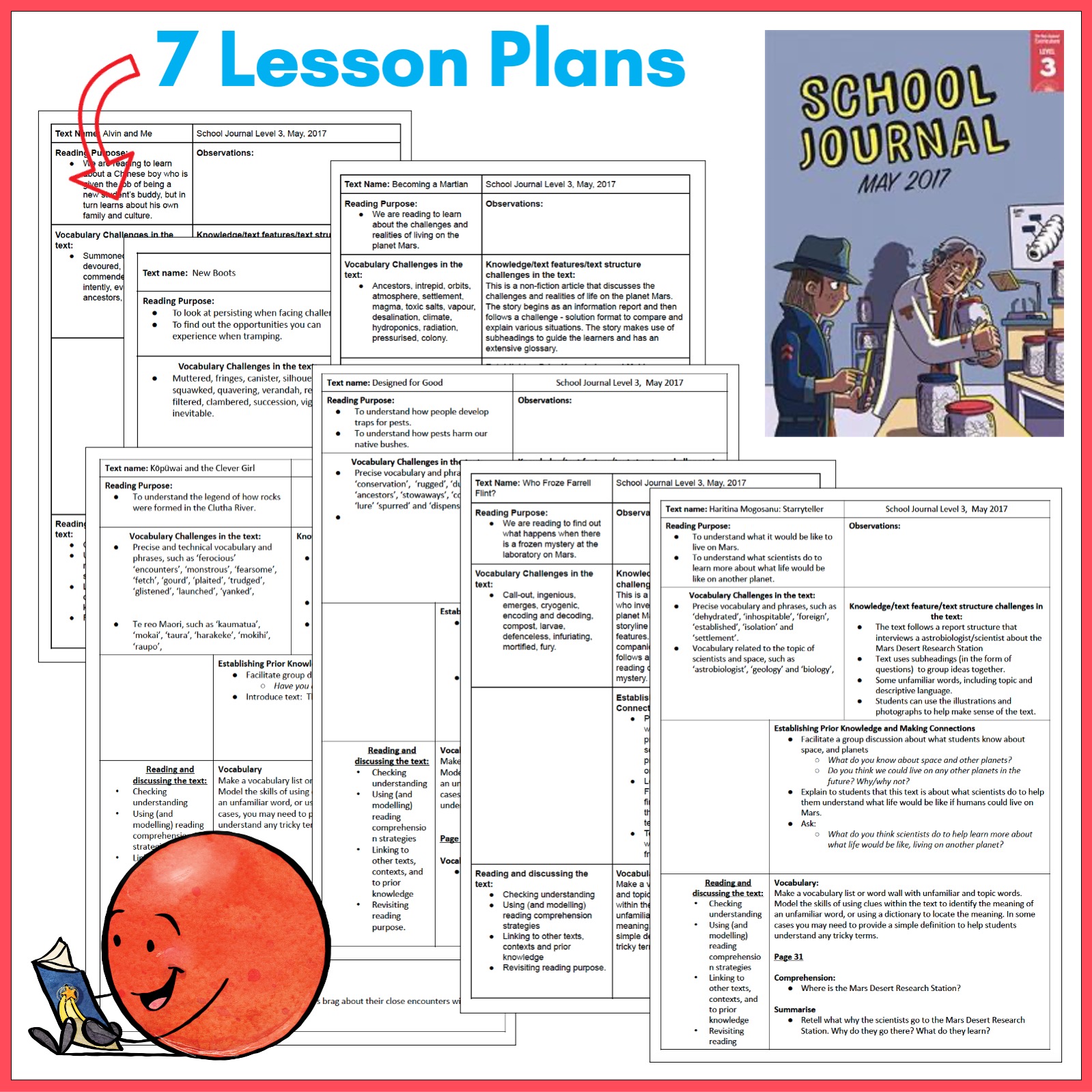 NZ School Journal Level 3 May 2017 Follow Up Activities - Top Teaching ...