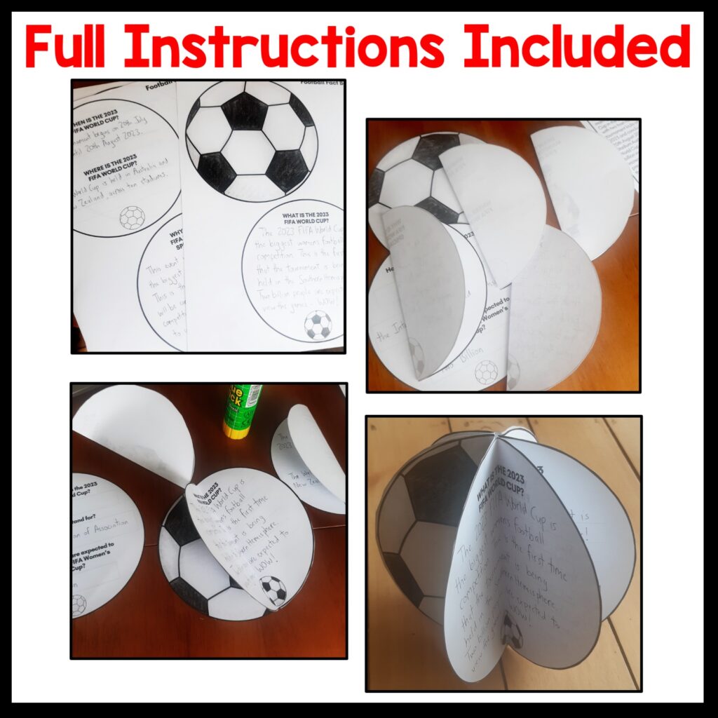 2023 Football World Cup 3D Fact Ball - Top Teaching Tasks