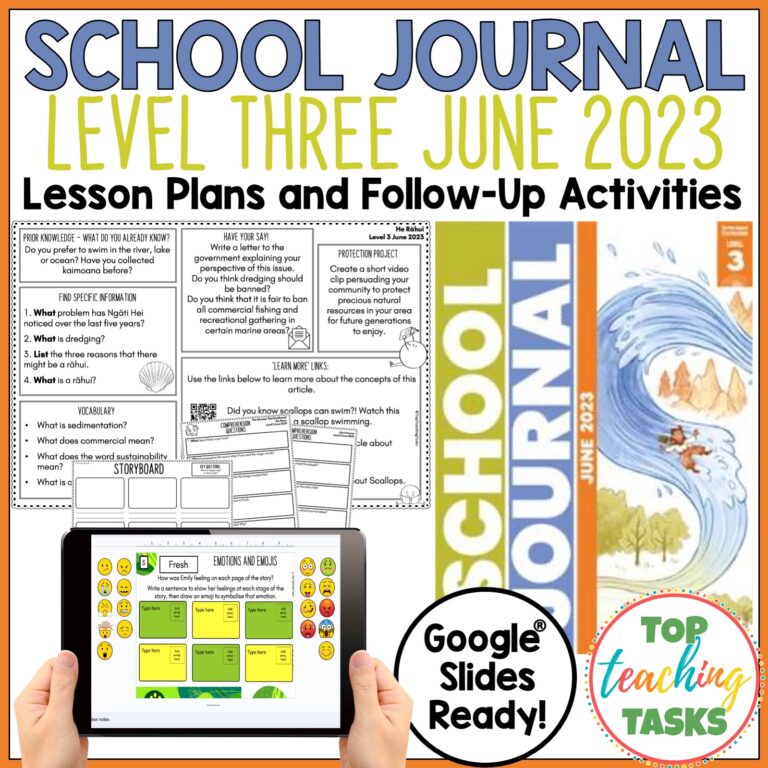 NZ School Journal Level 3 June 2023 Follow Up Activities - Top Teaching ...