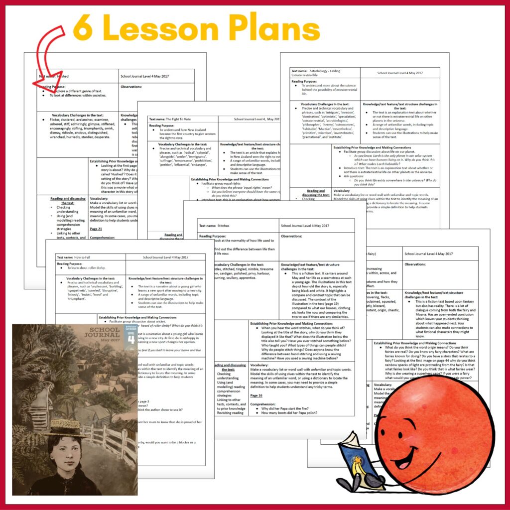 NZ School Journal Level 4 May 2017 Follow Up Activities - Top Teaching ...