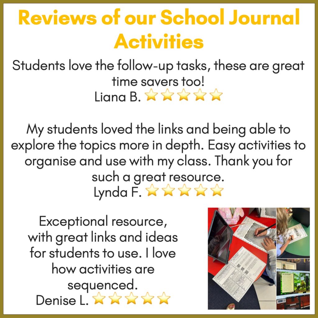 NZ School Journal Level 4 November 2017 Follow Up Activities - Top ...