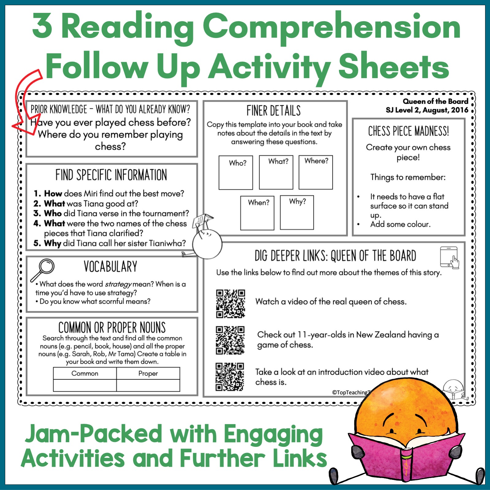 NZ School Journal Level 2 August 2016 Follow Up Activities - Top ...