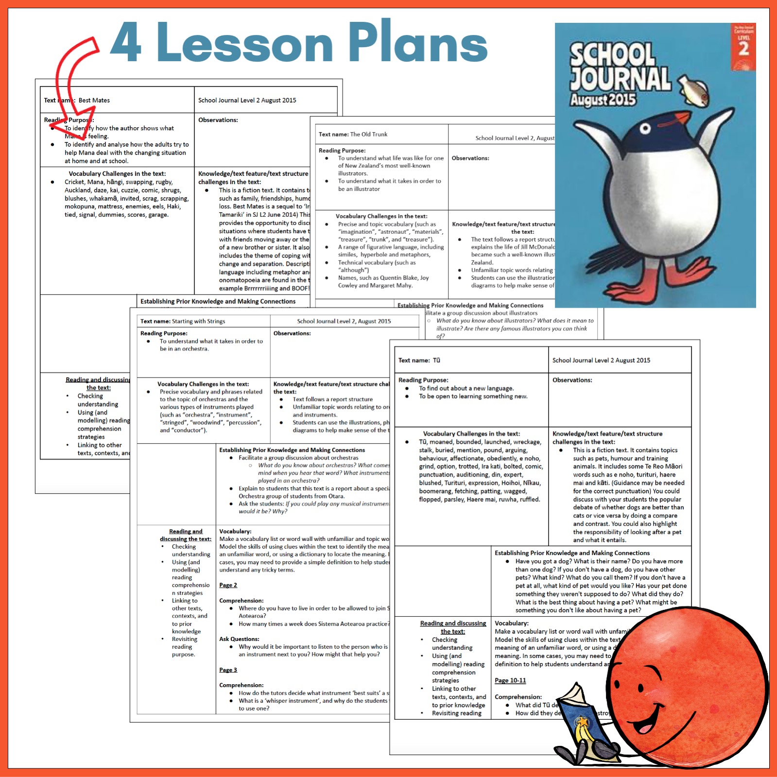 NZ School Journal Level 2 August 2015 Follow Up Activities - Top ...