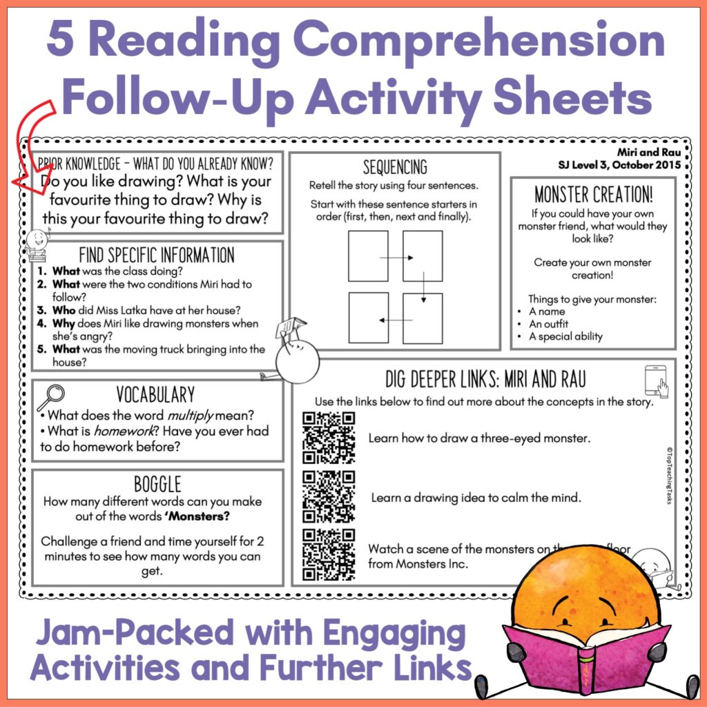 School Journal Level 3 October 2015 Follow Up Activities - Top Teaching ...